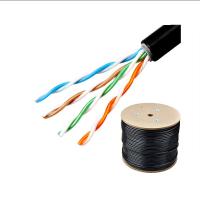 China Copper Conductor CCA Cat5e Outdoor Waterproof Ethernet Cable 1000 Ft for sale