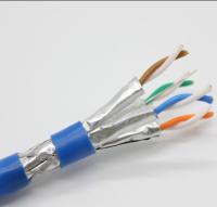 China 4pair Rj45 23awg Pure Copper Cat6A LAN Cable For Telecommunication for sale