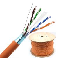 China FTP Cat6 Ethernet Cable 100m 23AWG 4P Twisted Pair Network LAN Cable for sale