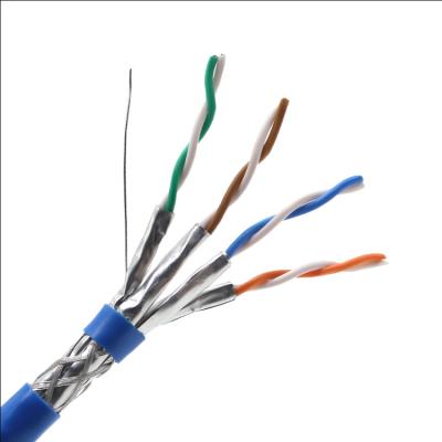 China Bare Copper CAT7 SFTP LAN Cable 23AWG 1000ft 305m Network Ethernet for sale