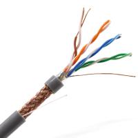 China Indoor Solid Copper  305m 1000ft 4 Pairs Cat5e LAN Cable , Cat5e Indoor Outdoor Cable for sale