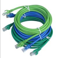 China Cat6 UTP Patch Cord 23AWG Stranded Copper Network Cable 1m-50m RoHS for sale