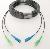 China Outdoor FTTH Fiber Optic Patch Cord SC UPC Simplex Singlemode 3m 20m 30m 40m 50m 60m for sale