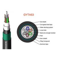 China GYTA53 Outdoor Direct Burial Single Mode Fiber Optic Cable 4-288 Core Armored for sale