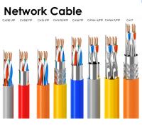 China CU CCA Conductor 23AWG SFTP Cat6 LAN Cable For Telecommunication for sale