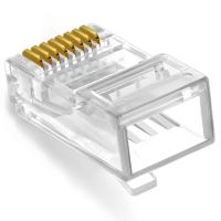 China ROHS Male Cat5e Rj45 Ethernet Connector Network Cable Assembly for sale