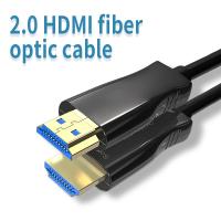 China 18.2 Gbps Active Optical HDMI Cable 4K60Hz HDR 66ft Hybrid Fiber Optic HDMI 2.0 for sale