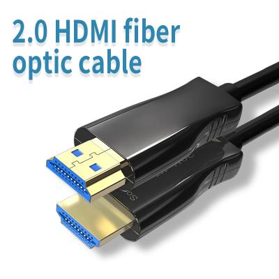 China 18.2 Gbps Active Optical HDMI Cable 4K60Hz HDR 66ft Hybrid Fiber Optic HDMI 2.0 for sale