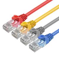 China PVC Jacket Flexible 4 Pairs RJ45 Cat6 Patch Cord Unshielded for sale