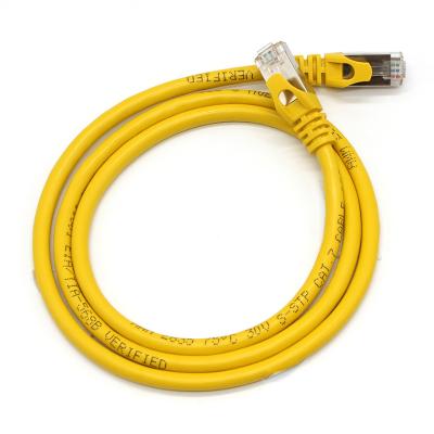 China Cat5e SFTP Gigabit Ethernet Patch Cable 24AWG Pure Copper 1M for sale