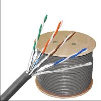 China Outdoor Cat6a Ethernet Cable 1000ft 23AWG STP FTP Waterproof Network LAN Cable for sale