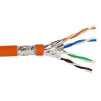China Cat7 S/FTP LAN Cable 23AWG Solid Bare Copper 305m 1000ft 600MHz 10Gbps LSZH Outdoor for sale