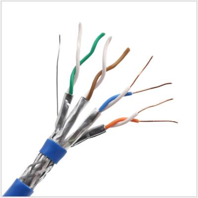 China SSTP CAT7 Ethernet LAN Cable 305m 22AWG Shielded Twisted Pair High Speed for sale