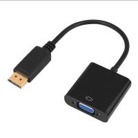 China 1080p DisplayPort to VGA Adapter Cable Male to Female 1920x1200 Monitor Projector for sale