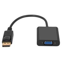 China 1080p DisplayPort to VGA Adapter Cable Male to Female 1920x1200 Monitor Projector for sale