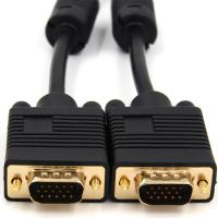 China 10m VGA to VGA Cable Gold Plated 1920x1080 for PC Laptop Monitor Projector for sale