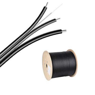 China G657A Fiber Optical Cable 4 Core FTTH Drop Cable Indoor Outdoor LSZH 1km for sale