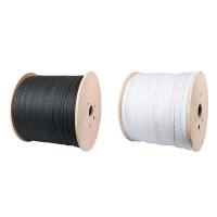 China G657A Fiber Optical Cable 4 Core FTTH Drop Cable Indoor Outdoor LSZH 1km for sale