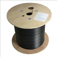China G657A Fiber Optical Cable 4 Core FTTH Drop Cable Indoor Outdoor LSZH 1km for sale