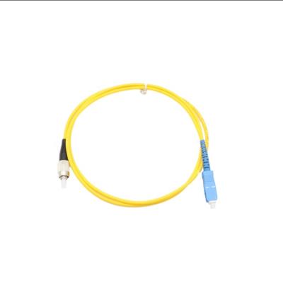 China SC to FC Single Mode Fiber Optic Patch Cable 3.0mm 1310nm-1550nm Low Insertion Loss for sale