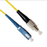 China SC to FC Single Mode Fiber Optic Patch Cable 3.0mm 1310nm-1550nm Low Insertion Loss for sale