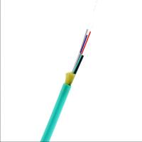 China GJFJV Turquoise Sheath Tight Buffered Indoor 0M3-150 Multimode Fiber Cable for sale