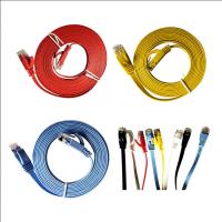 China UTP Cat5e Patch Cord 30AWG Bare Copper 25cm Flexible RJ45 Network Cable for sale