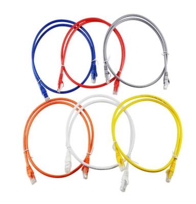 China Cat6 Ethernet Patch Cable 10m 34AWG UTP Network Cord RJ45 Oxygen-Free Copper for sale