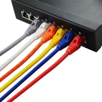 China Cat6 Ethernet Patch Cable 10m 34AWG UTP Network Cord RJ45 Oxygen-Free Copper for sale