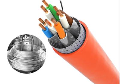 China Cat7 SFTP 23AWG Solid Bare Copper Network Cable 1000ft LSZH for sale