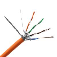 China Indoor Outdoor 1000MHZ SFTP Cat 7 Network Cable 23AWG Shielded for sale