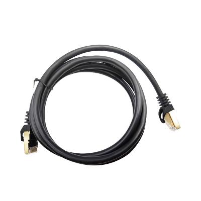 China 22AWG FTP Cat8 Network Extension LAN Patch Cable Solid Bare Copper LSZH for sale