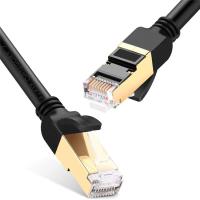 China Cat6a FTP Solid Bare Copper Network Patch Cable 23AWG LSZH 1m for Router LAN for sale
