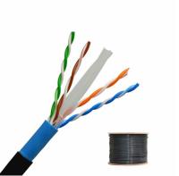 China 24AWG Shielded FTP Cat6 Network Cable 305M Roll Pure Copper 4 Pair LAN for sale