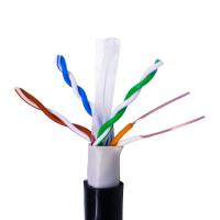 China Indoor Outdoor Cat6 UTP Network LAN Cable 305M 23AWG CCA Bare Copper for sale