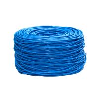 China Indoor Outdoor Cat6 UTP Network LAN Cable 305M 23AWG CCA Bare Copper for sale