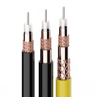 China RG6 Quad Shield CCTV Coaxial Cable For Communication for sale