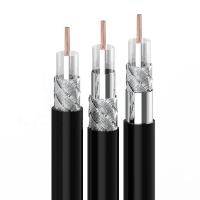 China RG6 Quad Shield CCTV Coaxial Cable For Communication for sale