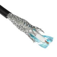 China Customized RG6 Coaxial Aerial Cable 75 Ohm 1.02mm CCS for Telecommunication for sale