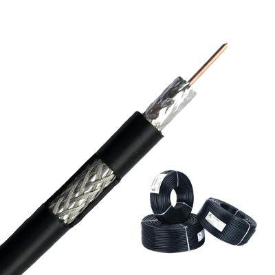 China Internet 75Ohm RG6 Coaxial TV Cable Al Foil Braiding Shield for sale