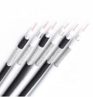 China Waterproof RG6 Coaxial Cable 1.02mm CCS Conductor 75 Ohm for HDTV CATV for sale