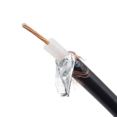 China RG6 RG7 RG11 Coaxial TV Cable CCS CCA 75 Ohm Conductor For Internet for sale