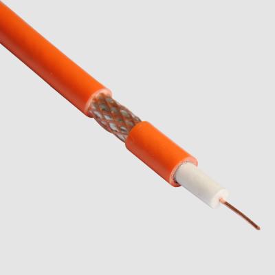 China FPE 100m RG6 Coaxial Cable Solid Bare Copper Conductor 75 Ohm CCTV for sale