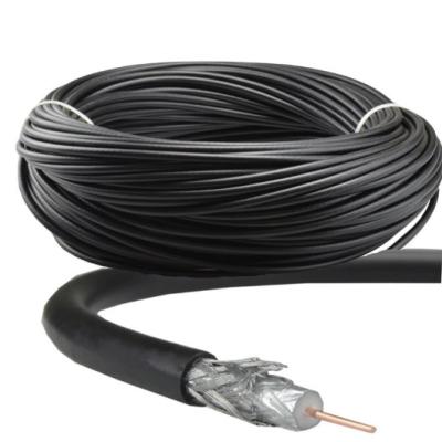 China RG6 Coaxial Cable 75 Ohm 1.02mm CCS Foam PE Shielded for Satellite TV Aerial for sale