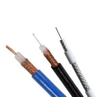 China RG6 RG7 RG213 RG11 RF RG58 Coaxial TV Cable 75 Ohm Black PVC Jacket for sale