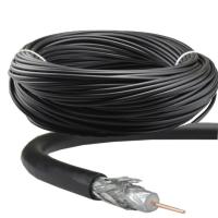 China RG6 RG7 RG213 RG11 RF RG58 Coaxial TV Cable 75 Ohm Black PVC Jacket for sale