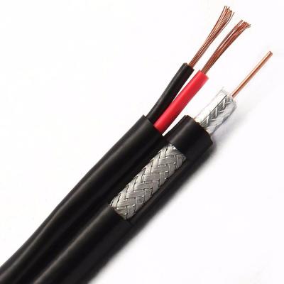 China 20AWG RG59 Coaxial CCTV Cable 2 Cores 75 Ohm 305m Security Camera Wire for sale
