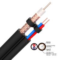 China 20AWG RG59 Coaxial CCTV Cable 2 Cores 75 Ohm 305m Security Camera Wire for sale