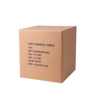 China White CU Conductor Coaxial TV Cable For Satellite for sale