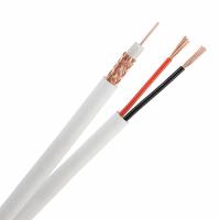 China RG59 2C Power 75OHM Siamese Coaxial Cable For CCTV Camera for sale